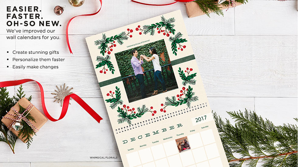 Personalized 2017 Photo Calendars & Custom Calendar | Shutterfly