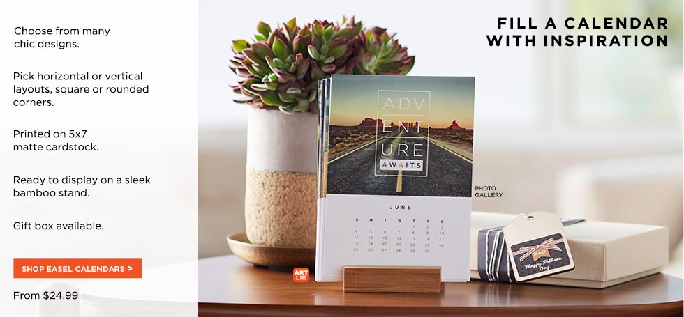 Personalized 2017 Photo Calendars & Custom Calendar | Shutterfly